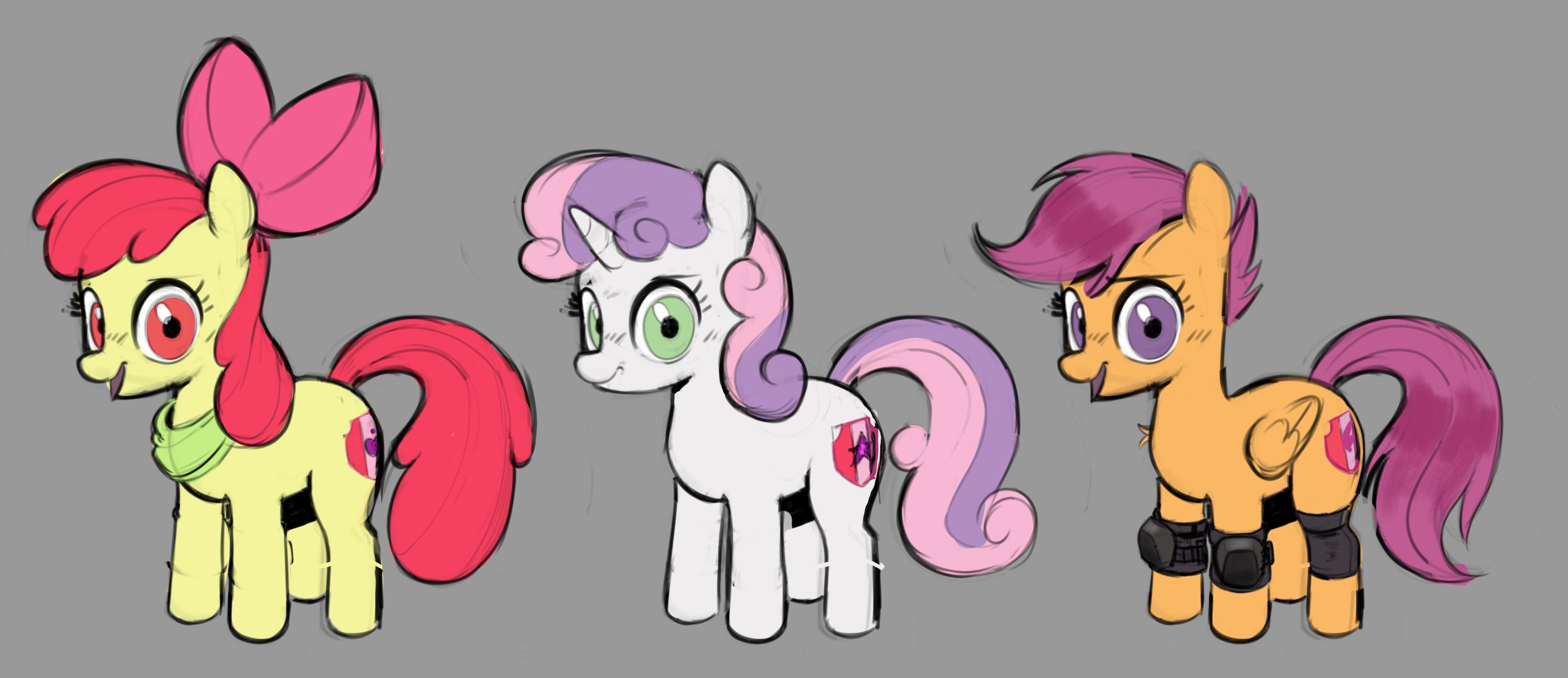 Scootaloo X Sweetie Belle