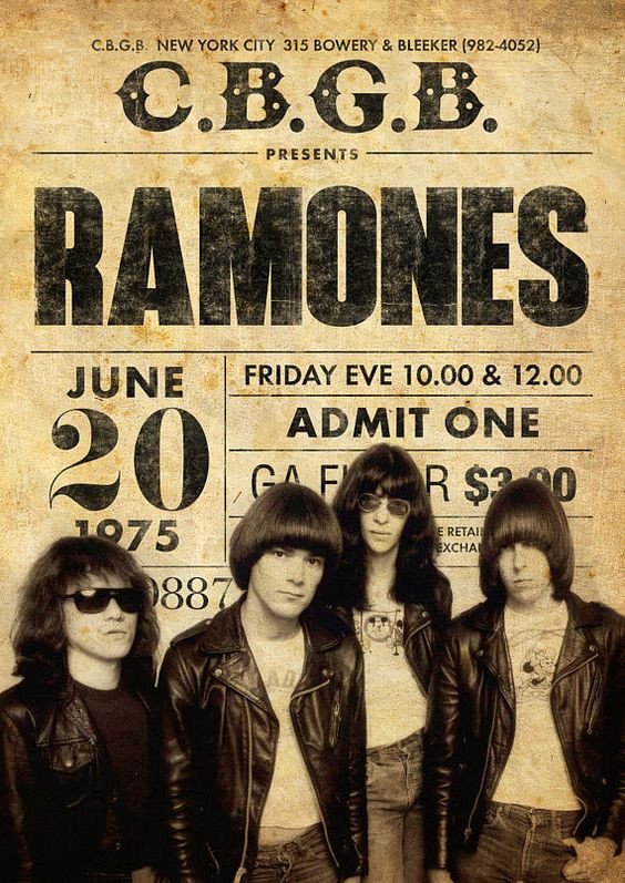 Punkrock History on Twitter: "48 years ago today The Ramones on the Subway on their way to a gig ...