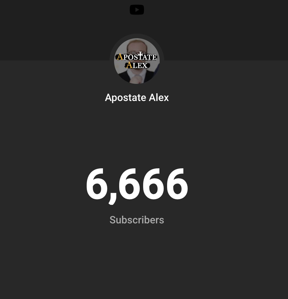 Apostate Alex on Twitter: "Quite possibly my favourite milestone yet."