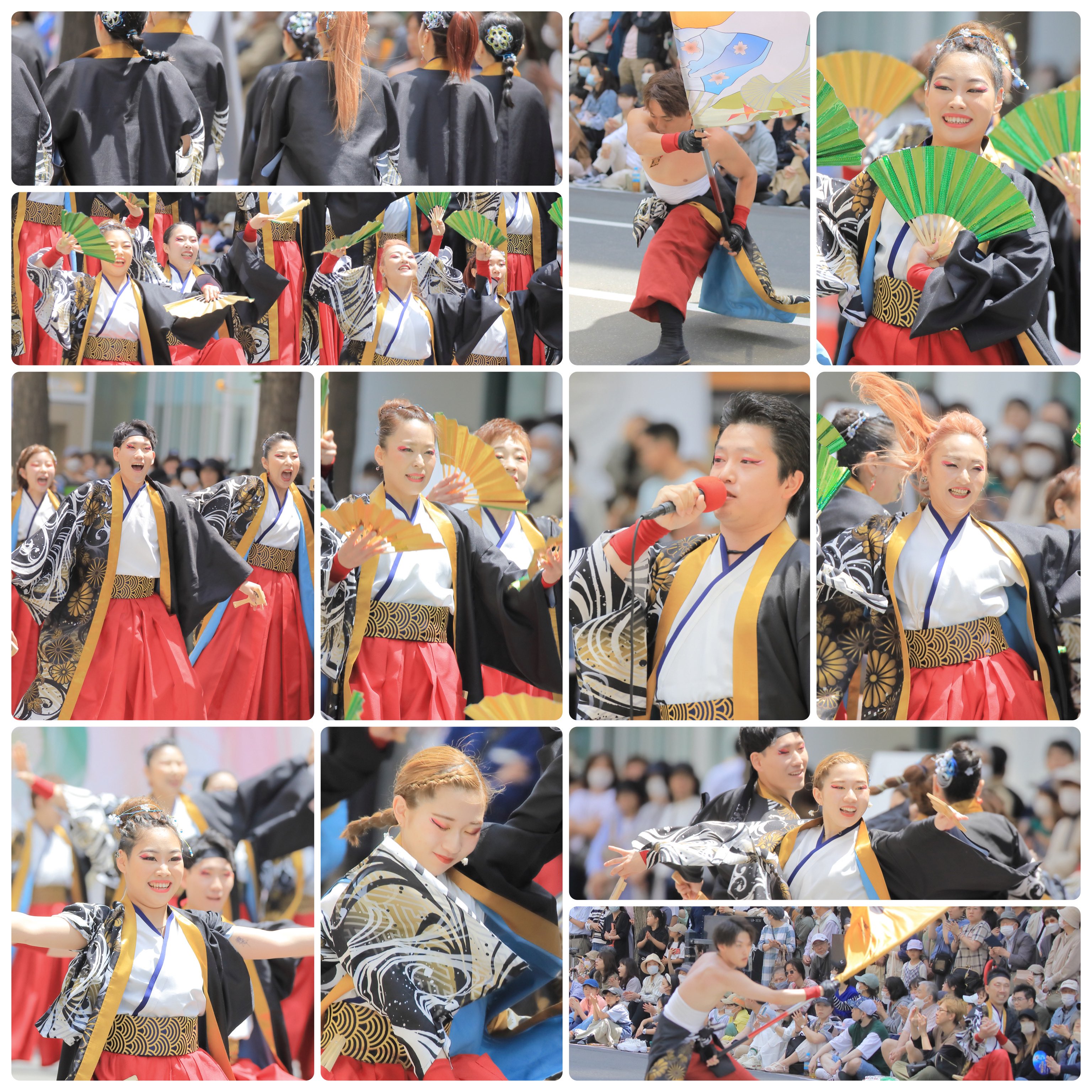 Kaoru on Twitter: "第32回YOSAKOIソーラン祭り 粋～IKI～北海学園大学 函館学生連合～息吹～ 夜桜金魚とまこまいJAPAN with 風雪太鼓 Crew鍵"ルーキー ...