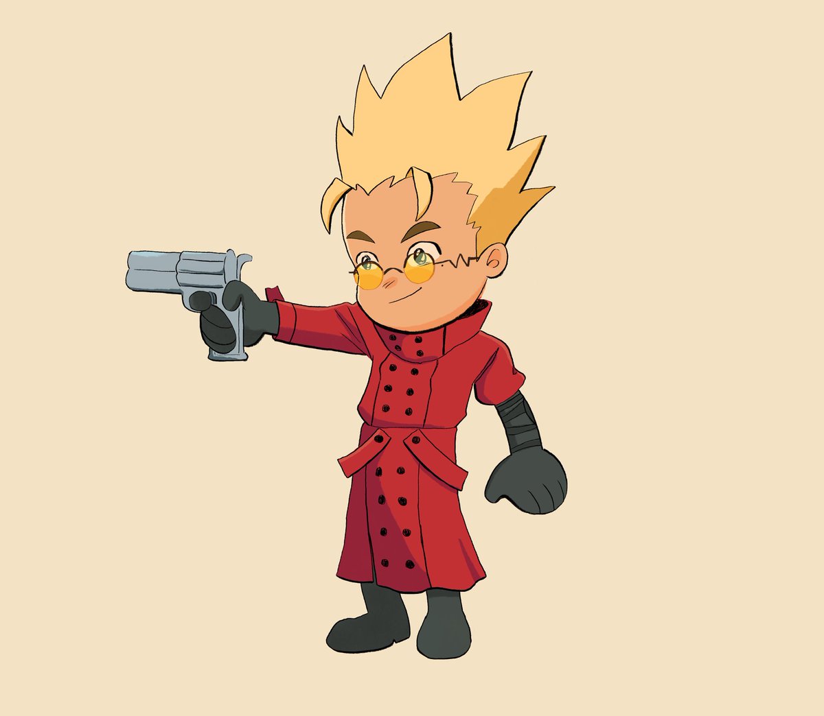 「chibi vash #trigun #trigunstampede」|ana @ commissions openのイラスト
