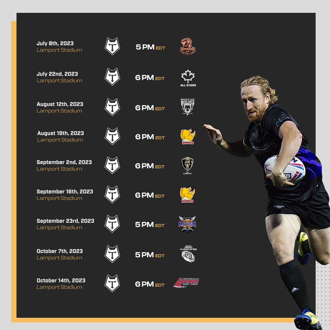 Toronto Wolfpack on Twitter: "The Hunt Begins! The Wolfpack has been hard at work on the 2023 ...