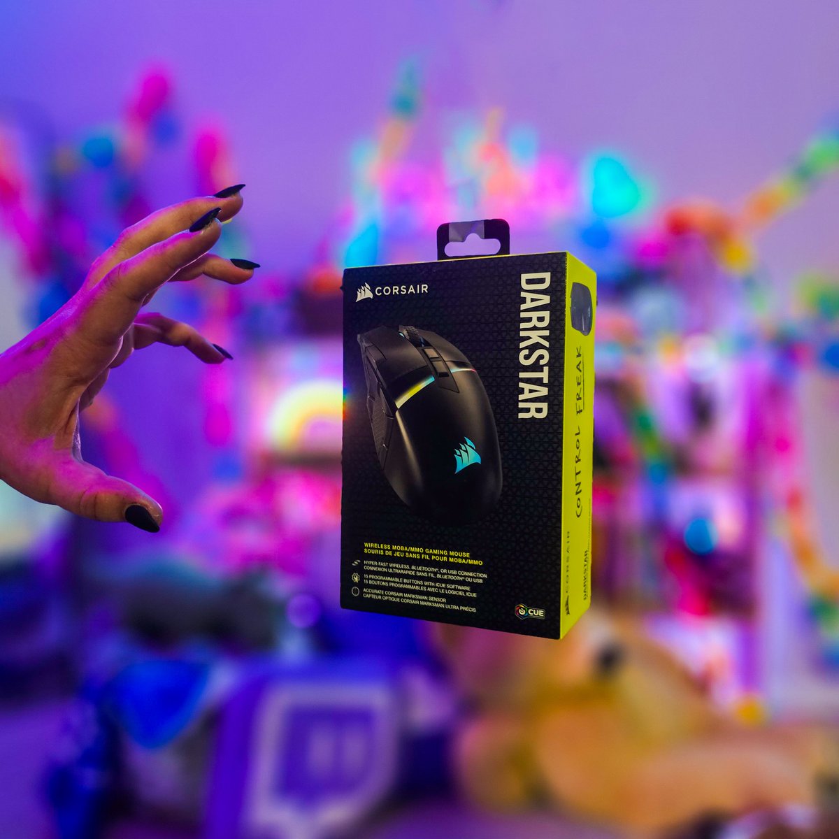 Jambo on Twitter: "The new Darkstar mouse from @CORSAIR has me feeling so POWERFUL?? and I think ...