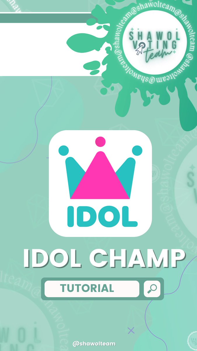 Shawol Voting Team on Twitter: "📢 SHOWCHAMPION | Updated Guide Shawols IDOL CHAMP is the APP ...
