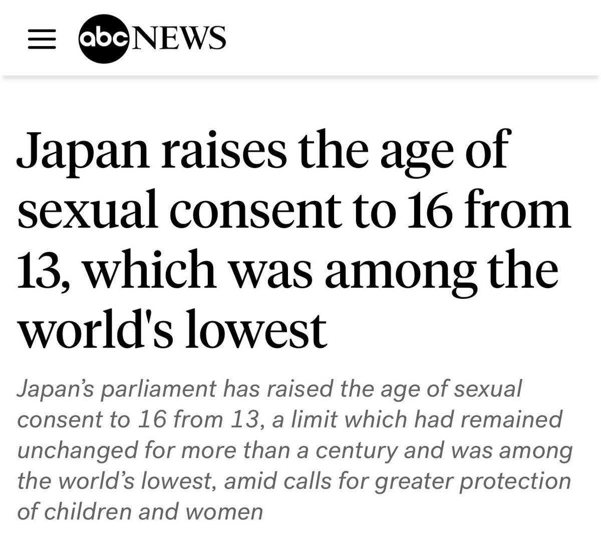 Censored Men On Twitter Japan Has Finally Raised The Age Of Consent