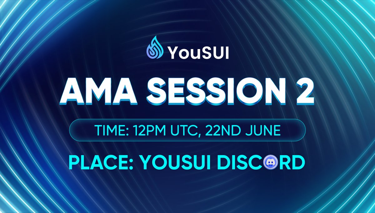 YouSUI on Twitter: "Its AMA time! 🎉 Join us for our Second AMA Session! 🗣️ Get ready to have all ...