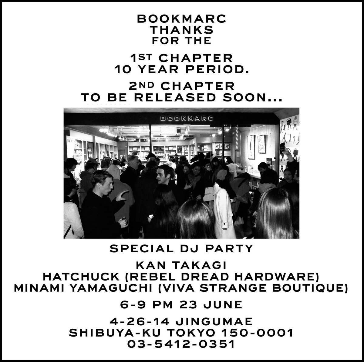 Tokyo Fashion on Twitter: "Harajuku bookstore and gallery Bookmarc by Marc Jacobs will have a ...