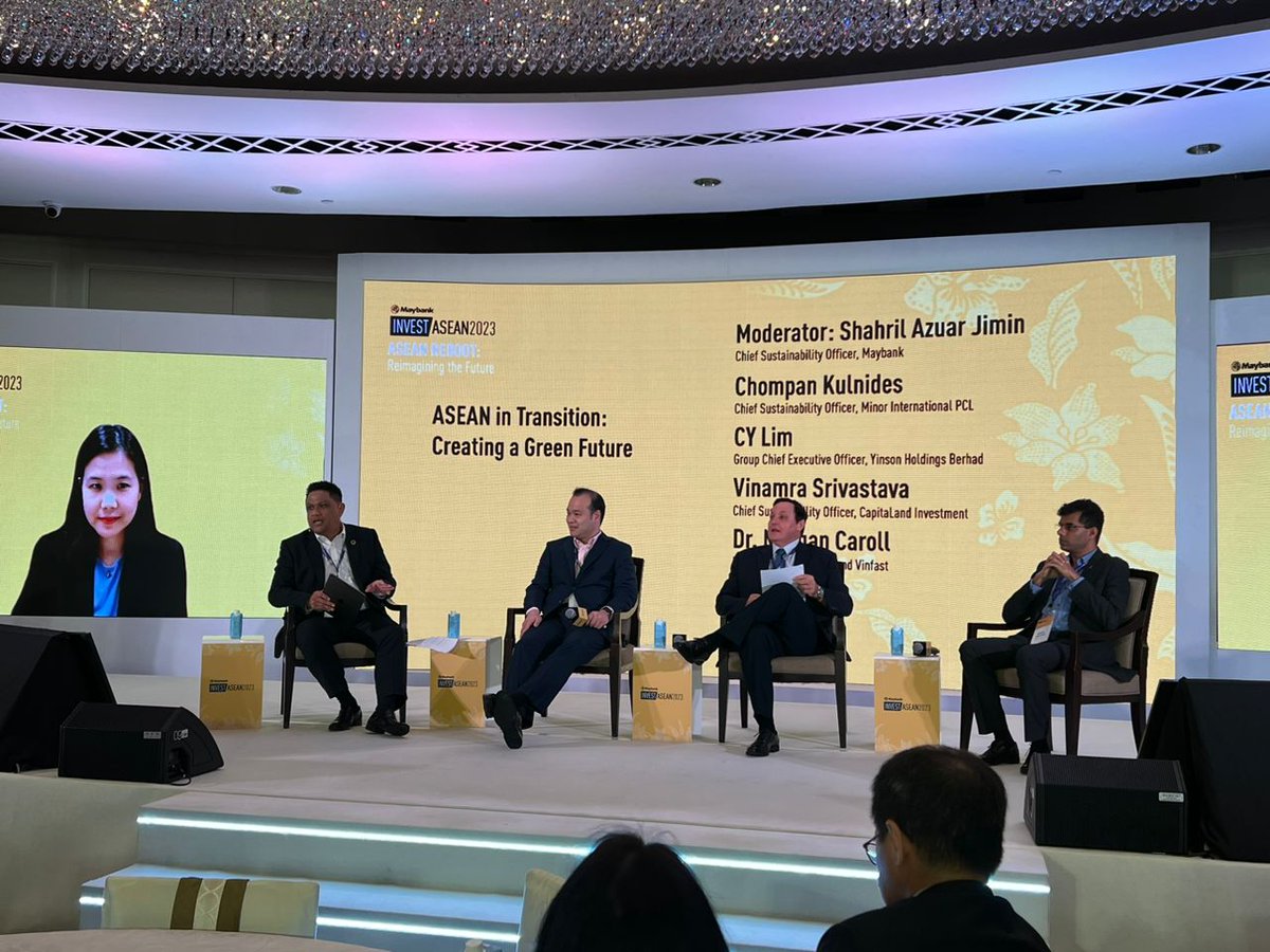 Maybank on Twitter: "Happening Now! Four global industry leaders speak with Shahril Azuar Jimin ...