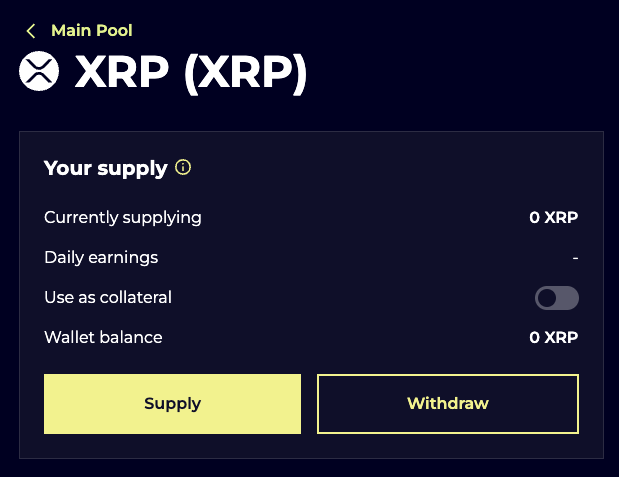 Tectonic.cro on Twitter: "$XRP is NOW LIVE on Tectonic! $XRP holders can: 🌋Supply $XRP to earn ...