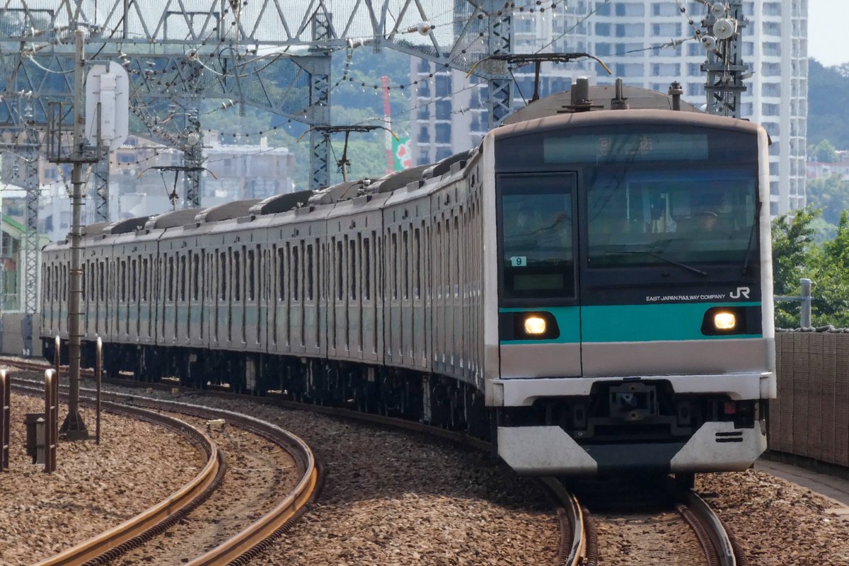 2nd-train 鉄道写真ニュースサイト on Twitter: "RT @obakyu_e: 6/20 E233系2000番台ﾏﾄ9編成 小田急線TASC試運転 連日行われている小田急線で ...