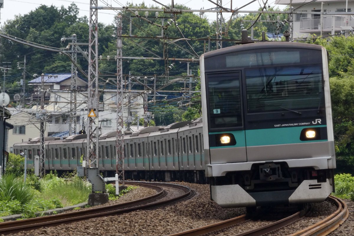 2nd-train 鉄道写真ニュースサイト on Twitter: "RT @obakyu_e: 6/20 E233系2000番台ﾏﾄ9編成 小田急線TASC試運転 連日行われている小田急線で ...