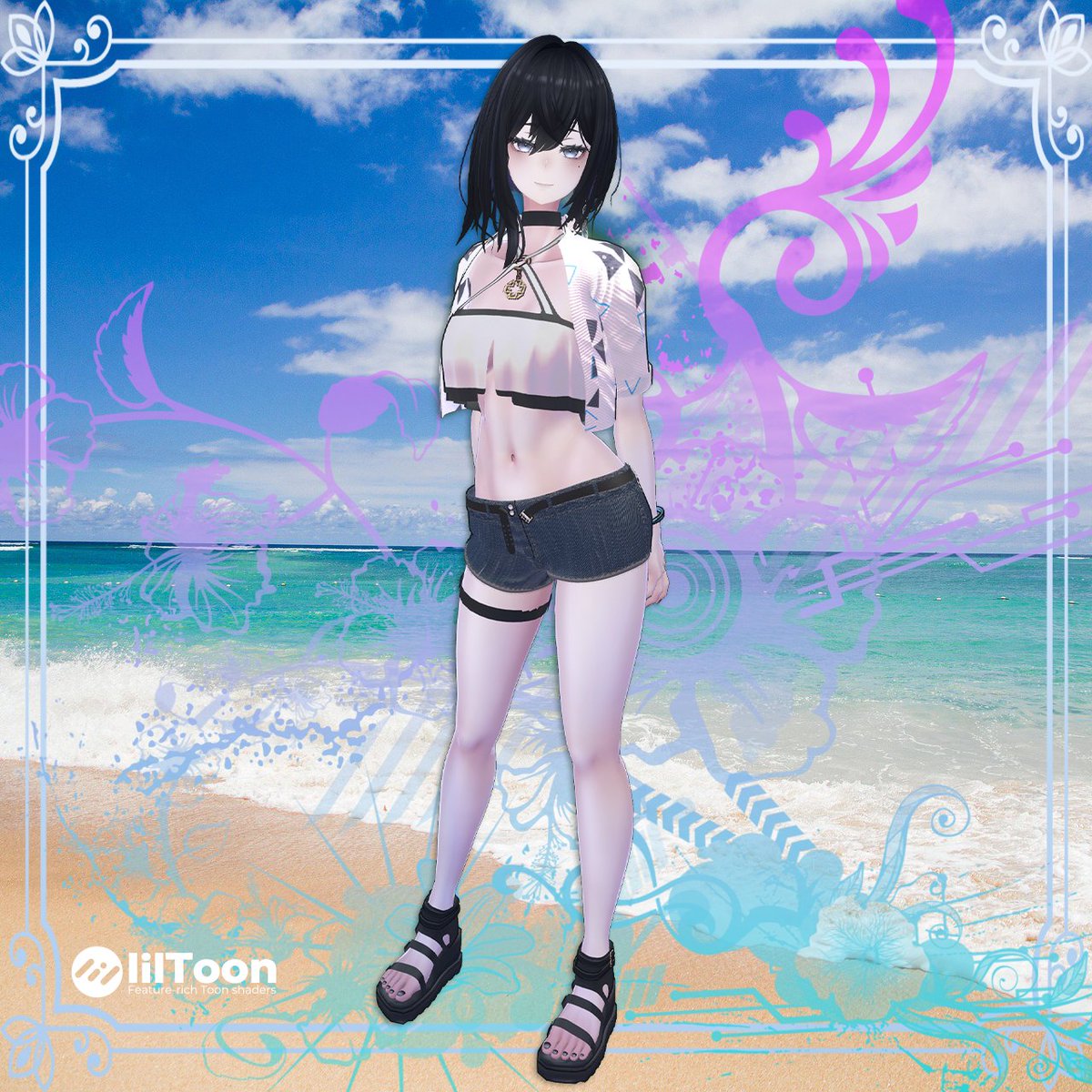 四季咲リキ on Twitter: "RT @Booth_VRC: ラシューシャさん用の夏服【Summer wear】を公開しました 【https://magusun812.booth.pm ...