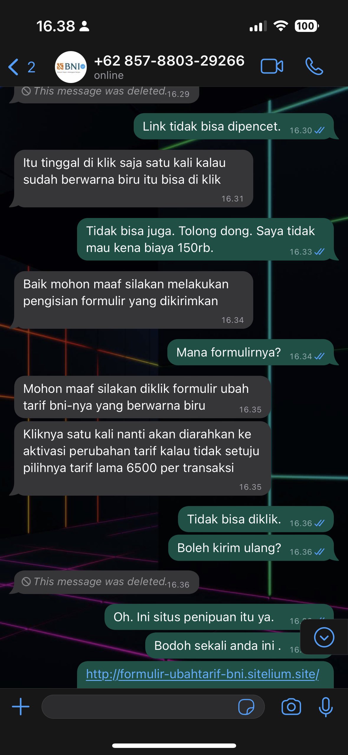 Rahan Galileo on Twitter: "Ternyata para penipu biaya bulanan itu takut ya kalau kita tetap keep ...