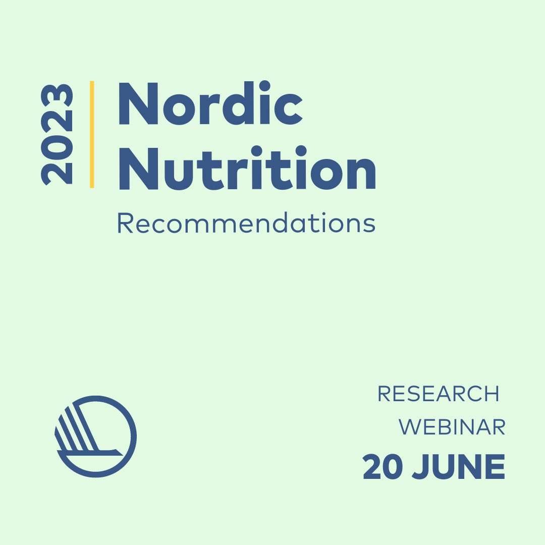 Selina Juul on Twitter: "RT @nordenen: Nordic Nutrition Recommendations 2023: The day continues ...