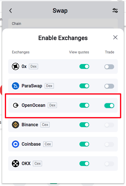 OpenOcean - A leading Web3 DEX Aggregator on Twitter: "We're very proud to be part of the @Rabby ...