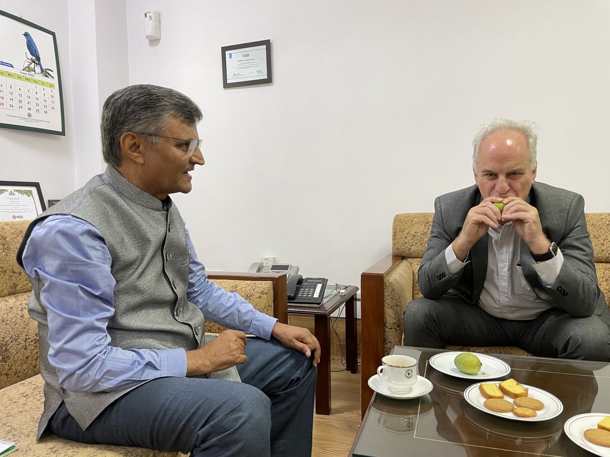 Andrew Campbell on Twitter: "Lovely to catch up with Prof Ramesh Chand, chair of ⁦@NITIAayog ...