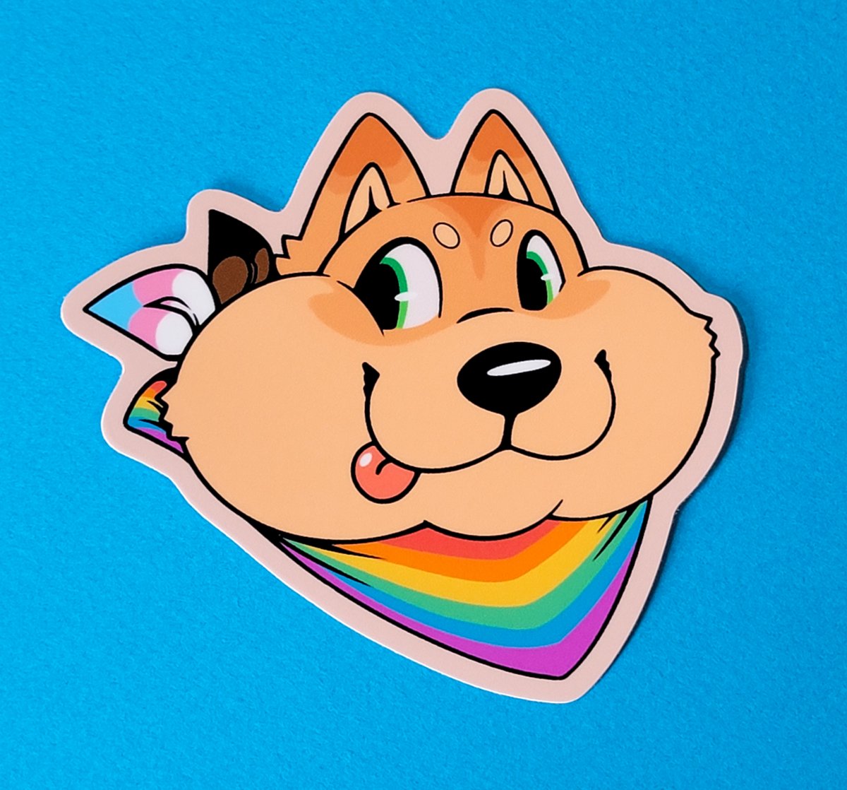 ️'Can ️ on Twitter: "RT @Bleucan: 🏳️‍🌈BIG DOGGY PRIDE STICKERS ARE HERE🏳️‍🌈 50% of the sales ...