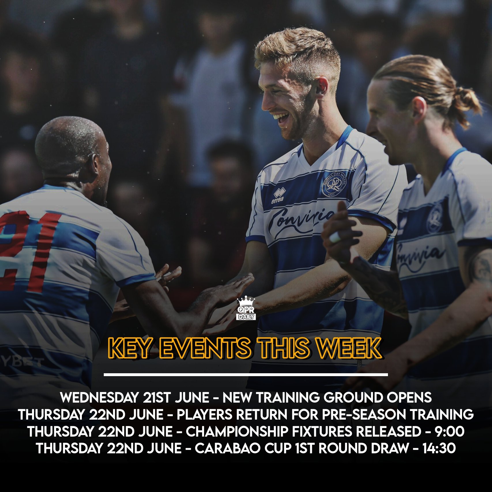 qprdaily on Twitter: "🔵⚪️ BUSY COUPLE OF DAYS AHEAD • QPR's new training ground will open ...