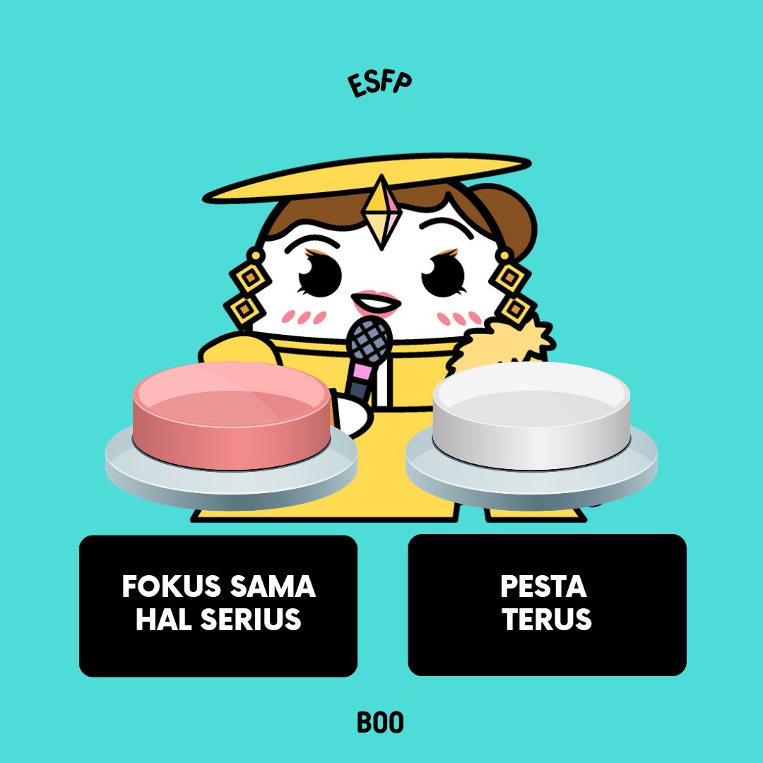 Boo Indonesia on Twitter: "Kamu tipe yang mana? 🤔 #ESTJ #ENTJ #ESTP #ESFP"