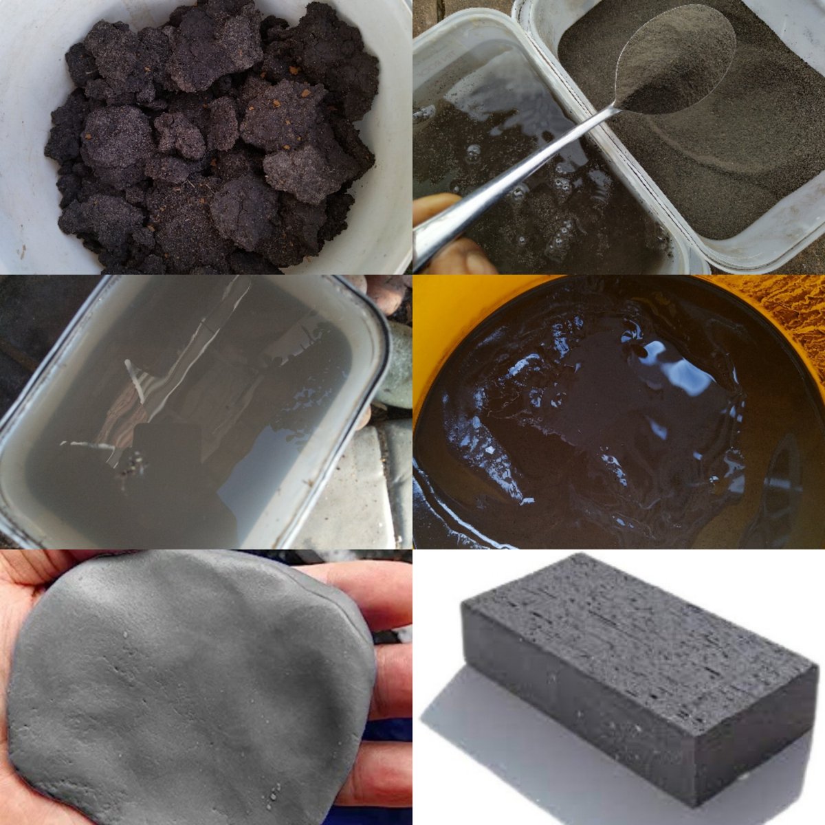 Organic Dark Clay: it can be used in many things. It can be used as a ...