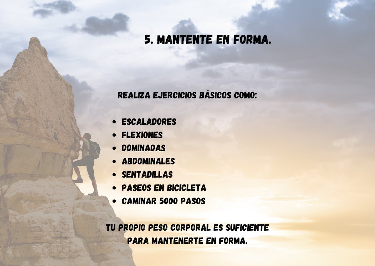 NO VENDRÁ NADIE A SALVARTE. TU VIDA ES TU RESPONSABILIDAD. 8 TRUCOS ...