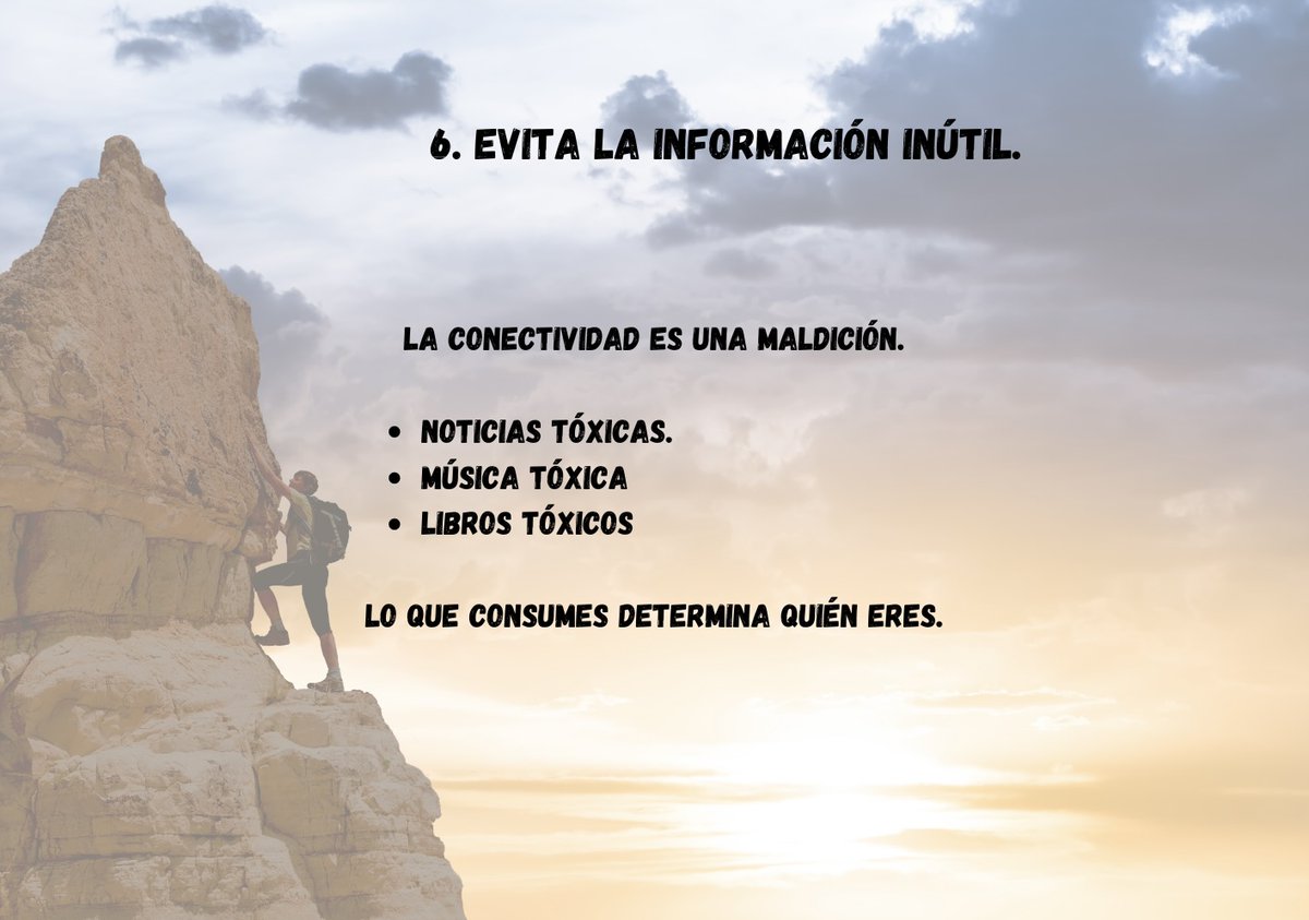 NO VENDRÁ NADIE A SALVARTE. TU VIDA ES TU RESPONSABILIDAD. 8 TRUCOS ...