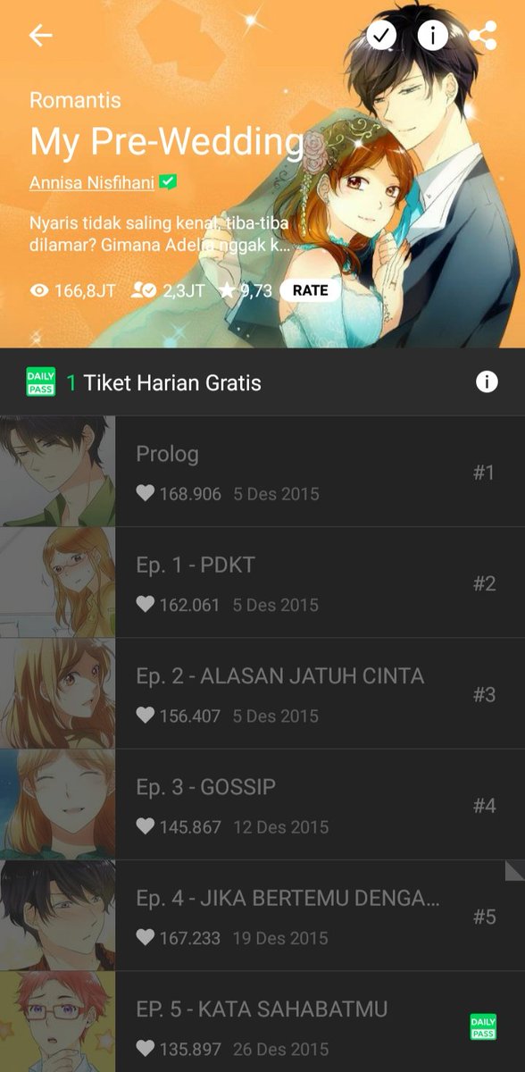 nu on Twitter: "Buat yg belum baca ceritanya, kalian bisa baca ceritanya di Webtoon ID. Kalau ...