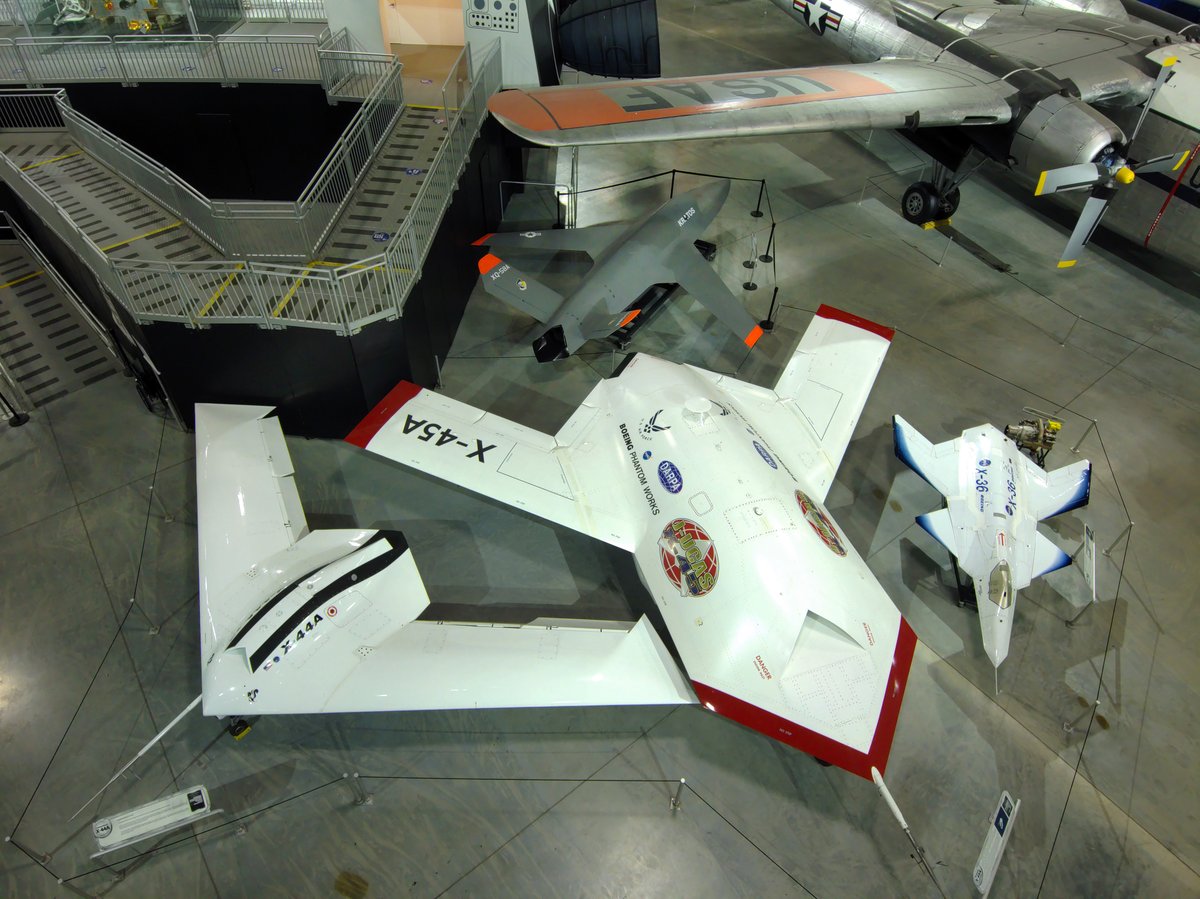 National Museum USAF on Twitter: "Make sure to see the Boeing X-45A J-UCAS, the NASA/Boeing X-36 ...