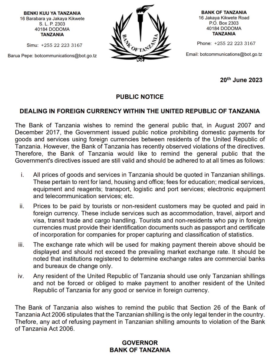 Tanzania Business Insight on Twitter: Tanzania Business Insight on Twitter: