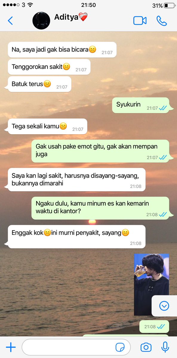 Nuraa on Twitter: "— Min Yoongi three tweets au ; Aditya mode bayi🥲👍🏻"