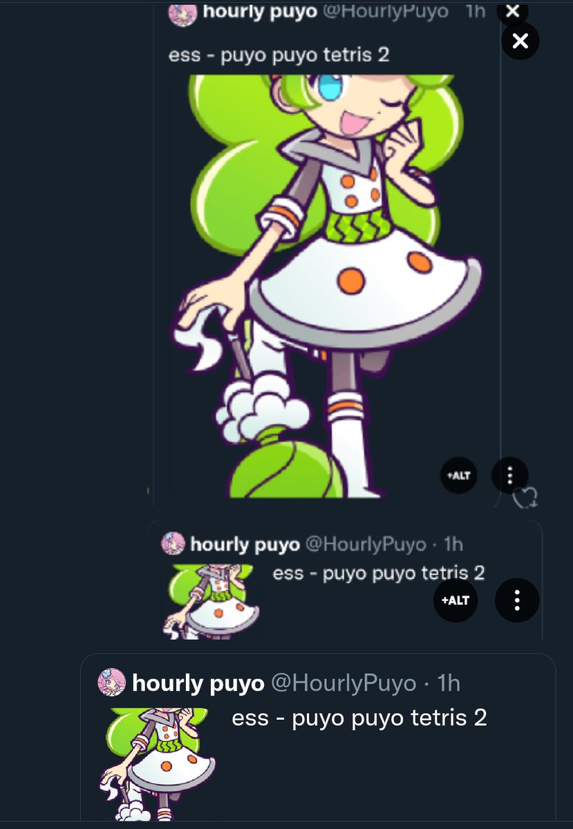 SunnyShroom2 on Twitter: "I've been thinking about Hourly Puyo lately... I miss it very much ...