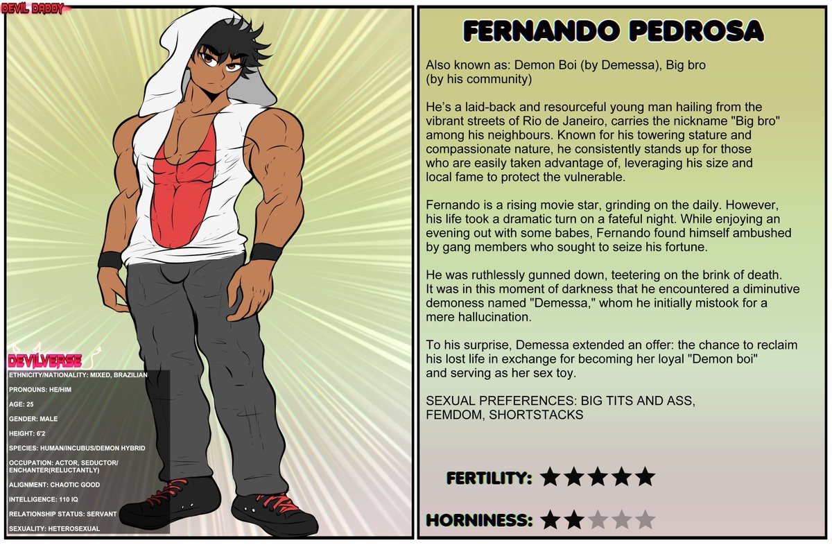 💥Devil Daddy💥Commissions CLOSED on Twitter: "RT @DevilDaddyArt: Devilverse #16🔥 - Demon Boi👿🇧🇷"