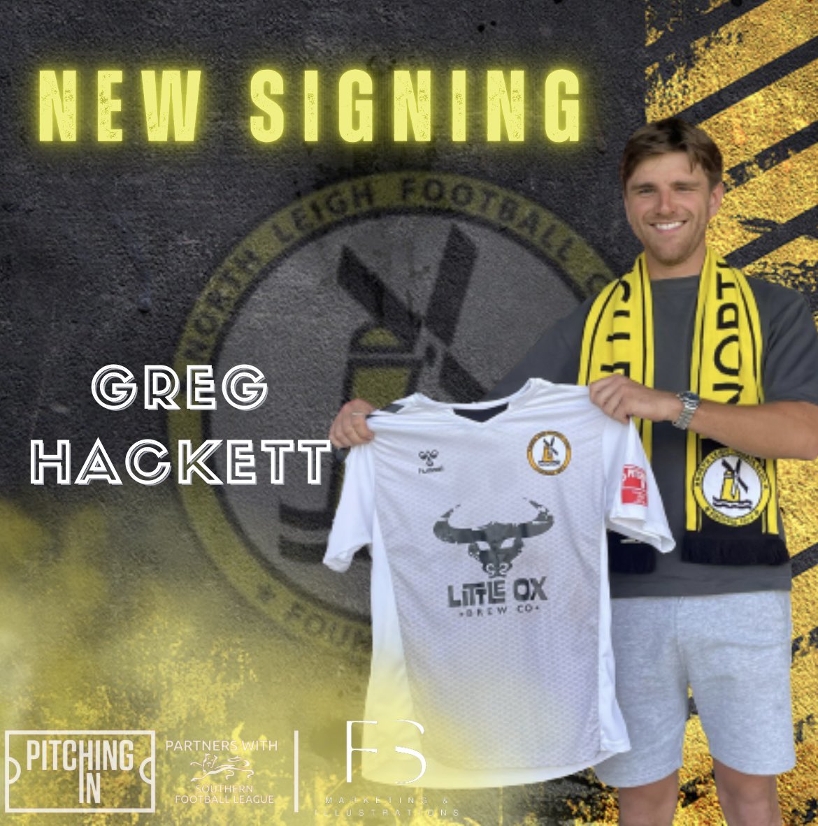 North Leigh FC on Twitter: "Exciting forward Greg Hackett signs for the Millers🟡⚫️ Greg will ...