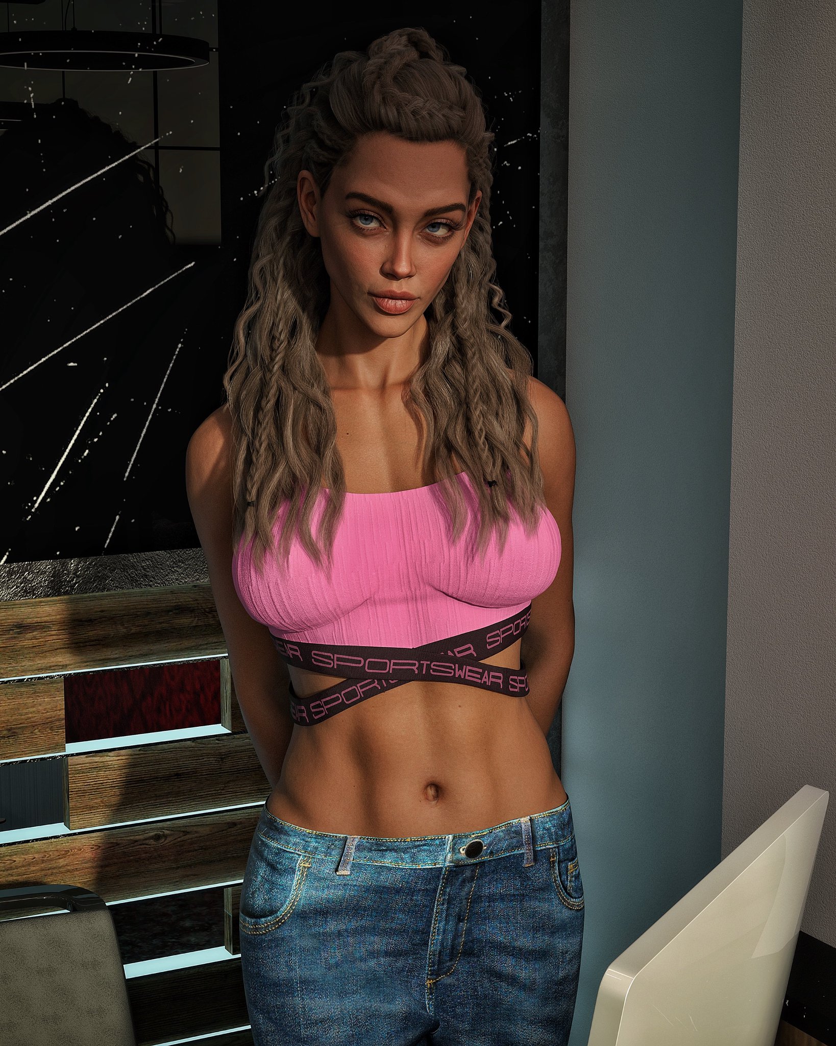 Carbon ART Render on Twitter: "I'm getting used to Genesis9 and trying to create better quality ...