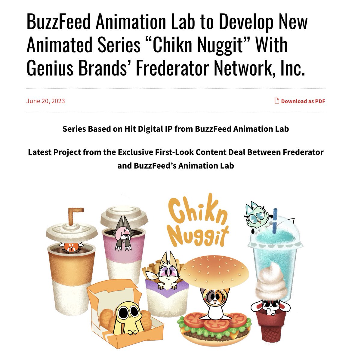 BuzzFeed Animation Lab on Twitter: "Incredibly excited to be working with @FrederatorS to ...