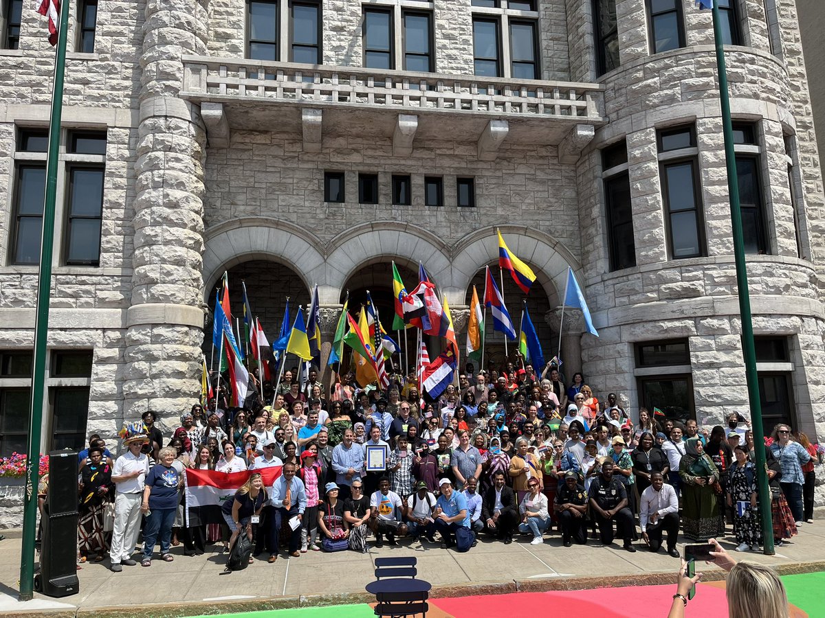 Rep. Brandon Williams on Twitter: "Today, my office attended the flag raising at Syracuse City ...