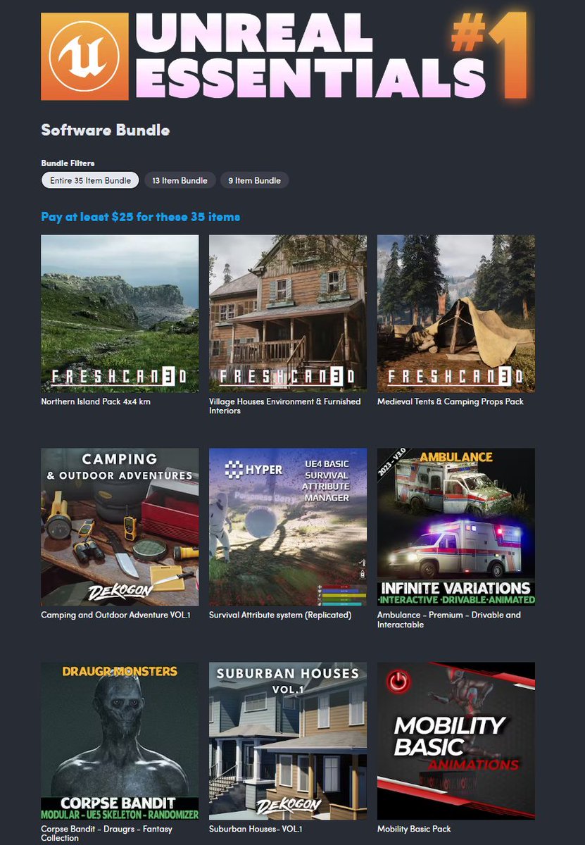 Wario64 on Twitter: "Humble Software Bundle: Unreal Essentials https://bit.ly/3XestEx #ad"