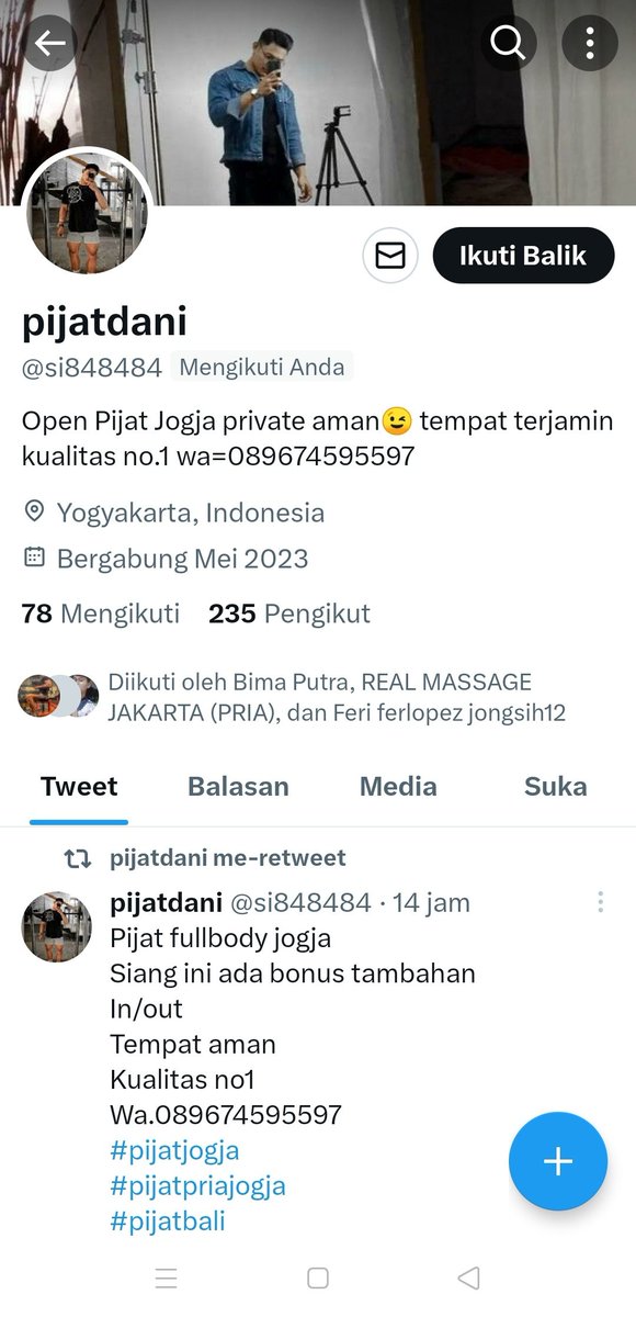 Boy on Twitter: "Akun nama imran_biG18 ini akun PENIPU foto nyuri dr Instagram org Filipin dan ...