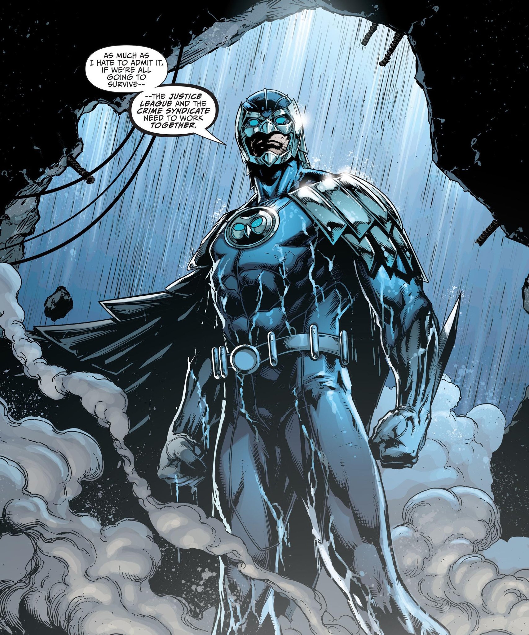 Owlman Vs Batman Gif