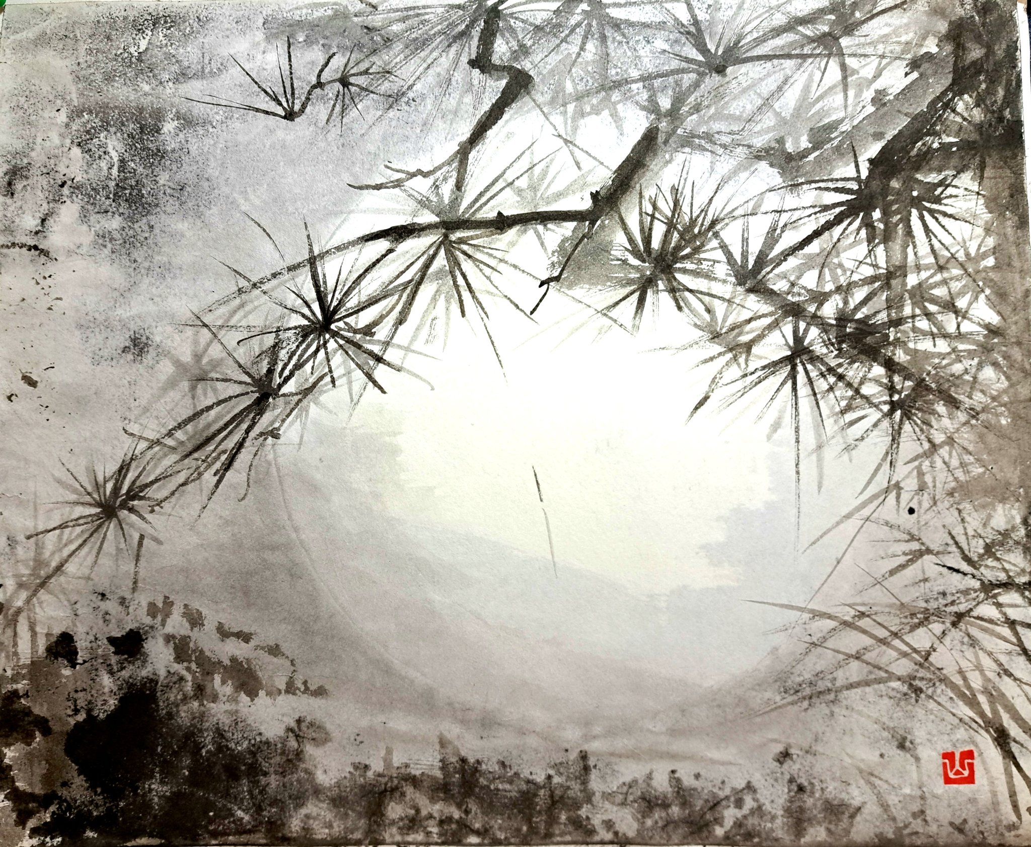 yama_chan_art on Twitter: "初期作品 #水墨画 #みんなで楽しむTwitter展覧会 #芸術の輪 #美術ネットワーク #現代作家の環 #アート好きな人と繋がりたい ...