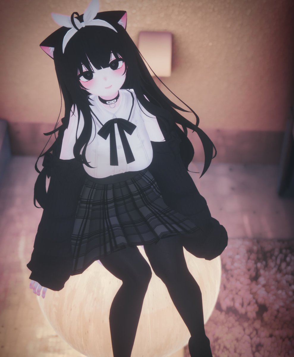 つばき🤍🦋 on Twitter: "RT @Rothy0426: 좋은 아침이에요 🖤 #Rothy_Pic #VRChat"