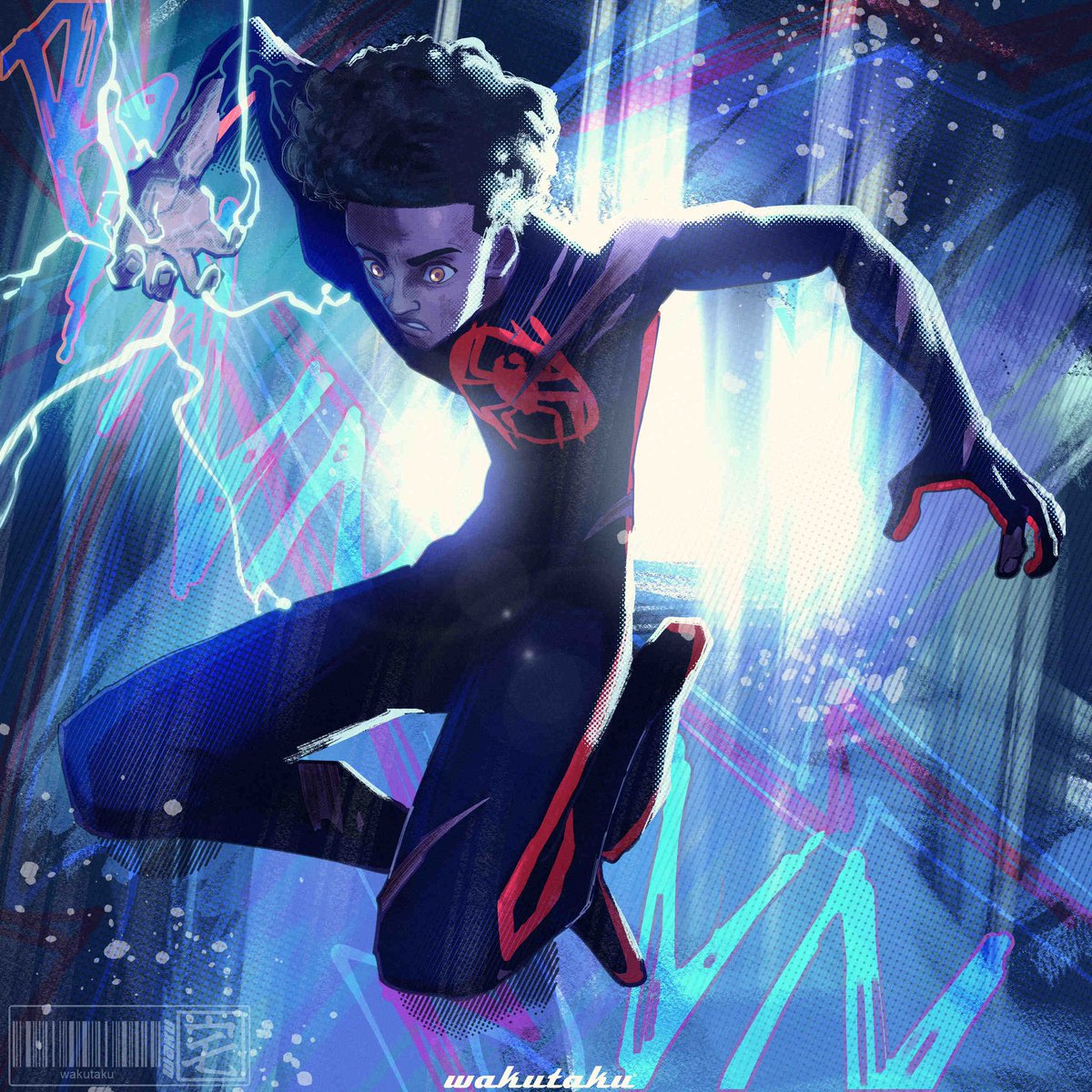 「SPIDER-SHOCK」|wakerのイラスト