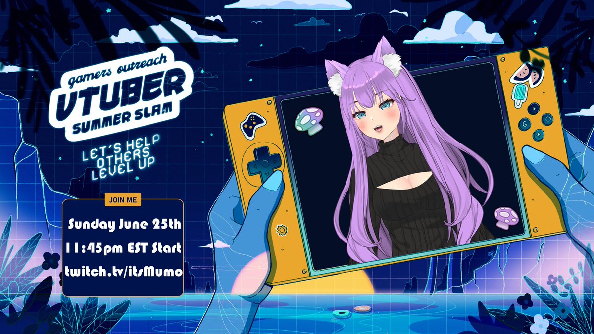 mumo 💜 vtuber on Twitter: "💜Announcement!💜 I'm so excited to finally announce my participation ...
