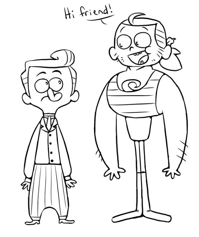 Flapjack Coloring Pages