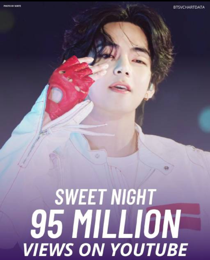 Eu ⁷ The Tailor of Chaos on Twitter: "RT @BTSVChartData: Sweet Night's MV reached 95,000,000 ...
