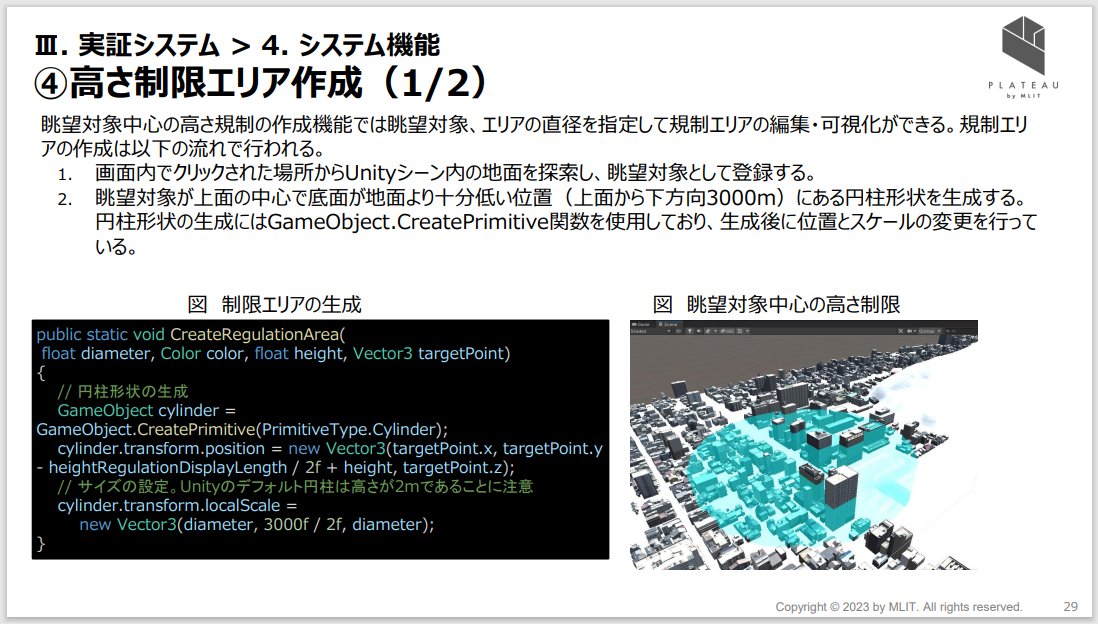 Project PLATEAU on Twitter: "#PLATEAU GitHubにて、景観計画の立案や開発計画の説明等を効率化・高度化する「景観まちづくり支援ツール」をUnityの ...