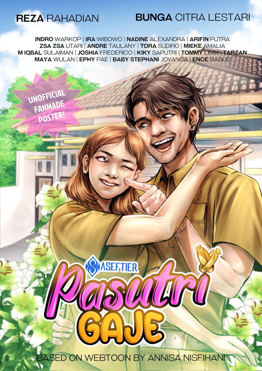 rif 🫧 on Twitter: "RT @Aseftier: Gw bikin Human-made fanart poster Pasutri Gaje, created by clip ...