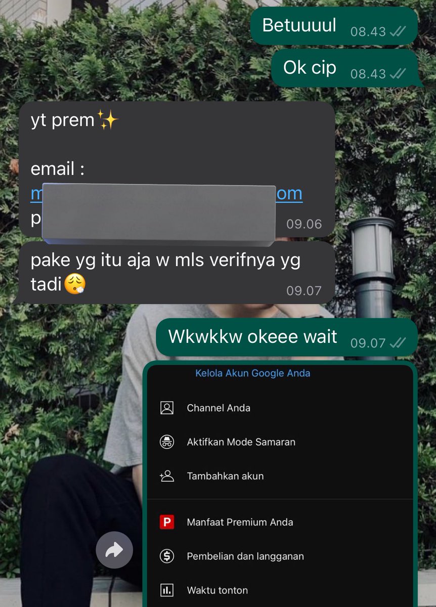 dei on Twitter: "Si jam satu malem nawarin yt prem 🥶 mana dikasih akun yg pake nama junghwan ...