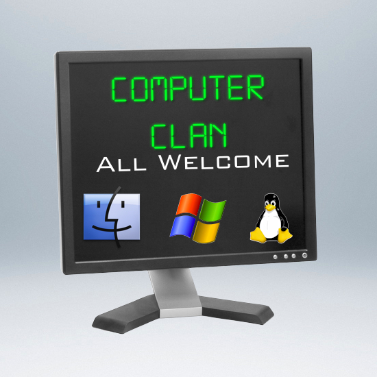 Michael Argo on Twitter: "RT @thecomputerclan: The first Computer Clan "logo". #ThrowbackThursday"