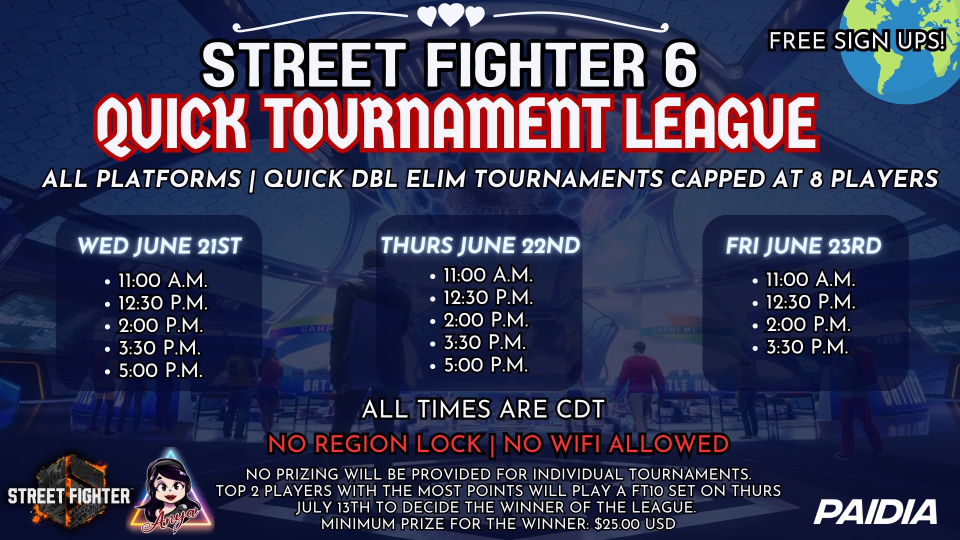 TUE | Anya 🔜 Big Baddie Dallas on Twitter: "I've heard some of you don't like big brackets so I ...